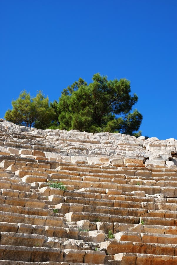 Ancient amphitheater stock photo. Image of greece, ancient - 8587710