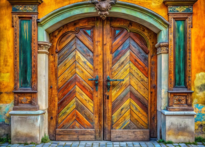 Ancient Andechs Monastery Wooden Doors a Masterful Composition Using ...