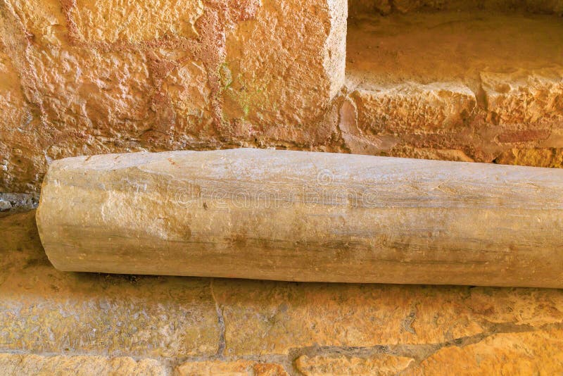 Ancient Antique Column. Background with Copy Space Stock Image - Image ...