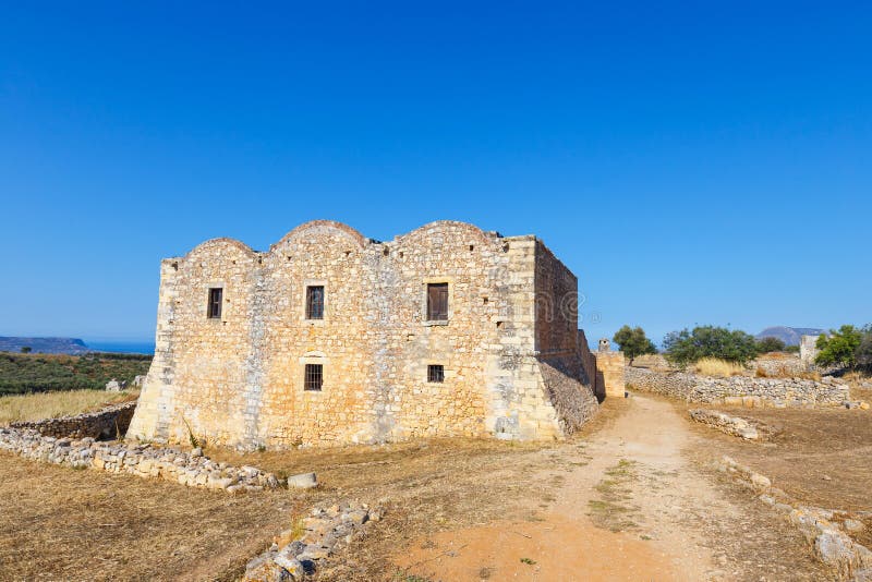 Ancient Aptera on Crete Island Stock Image - Image of ancient, fort ...
