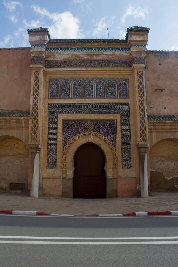 Ancient Arabian Gate stock image. Image of islamic, africa - 91911173