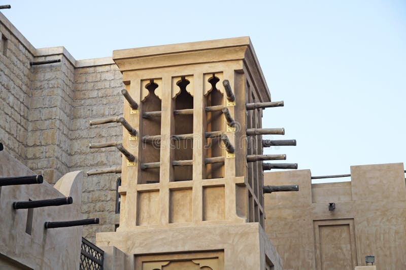 Arabic wind tower stock photo. Image of architecture - 24635710