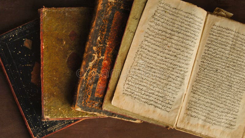 Ancient arabic book stock image. Image of dogma, isolated - 231225131