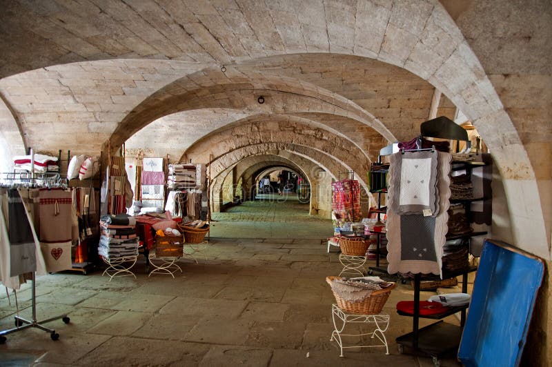 Ancient arcade stock photo. Image of stone, goods, commerce - 18401424