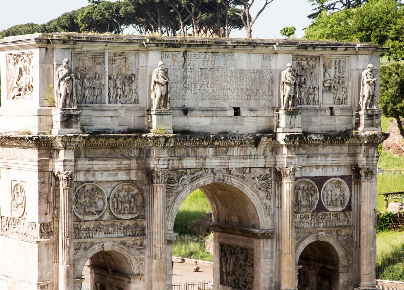Ancient Arch in Rome stock image. Image of empire, roman - 36245981