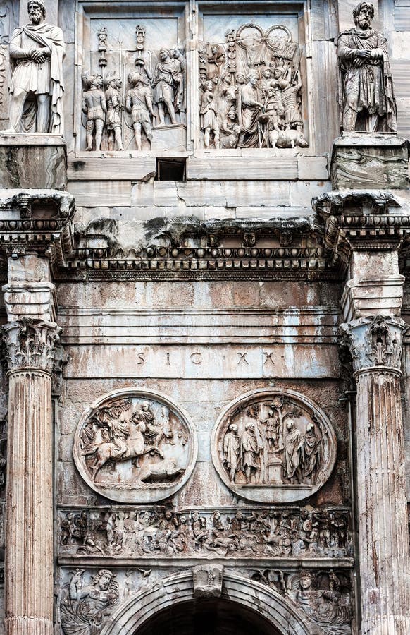 Ancient Architectonic Detail Stock Photo - Image of empire, archeology ...