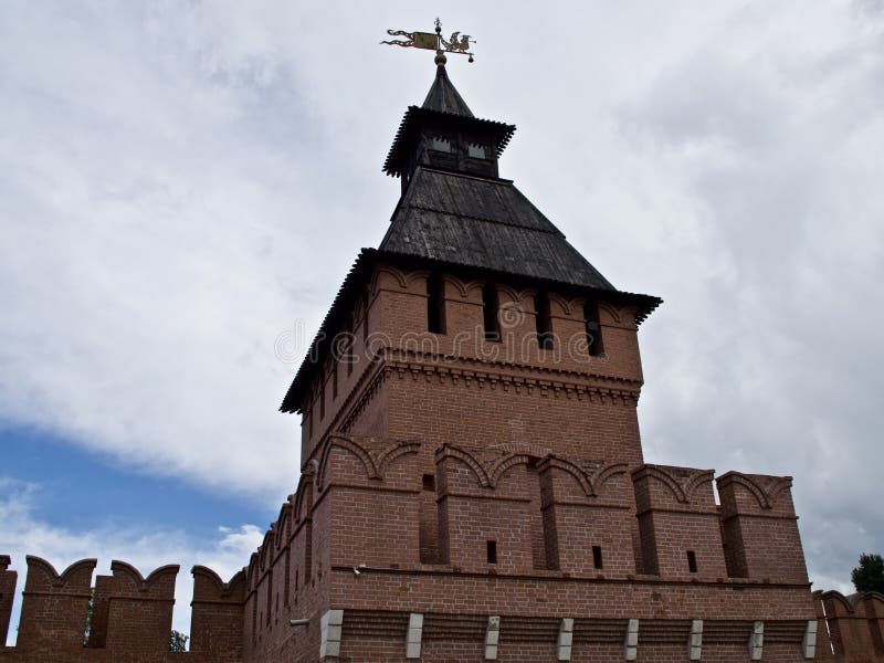 Ancient Architectural Complex Fortress Tula Kremlin Stock Photo - Image ...