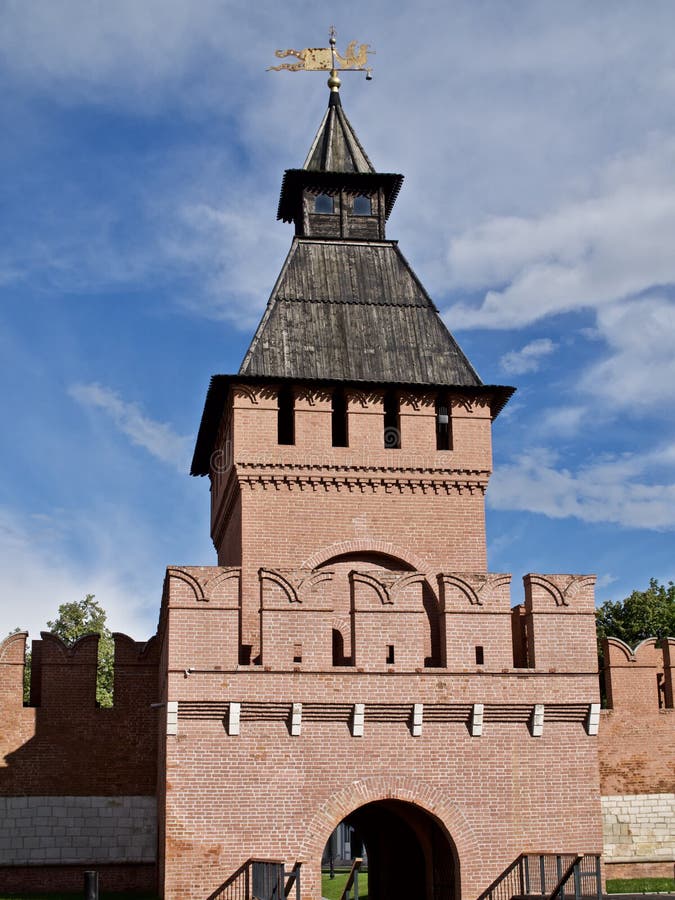Ancient Architectural Complex Fortress Tula Kremlin Stock Photo - Image ...