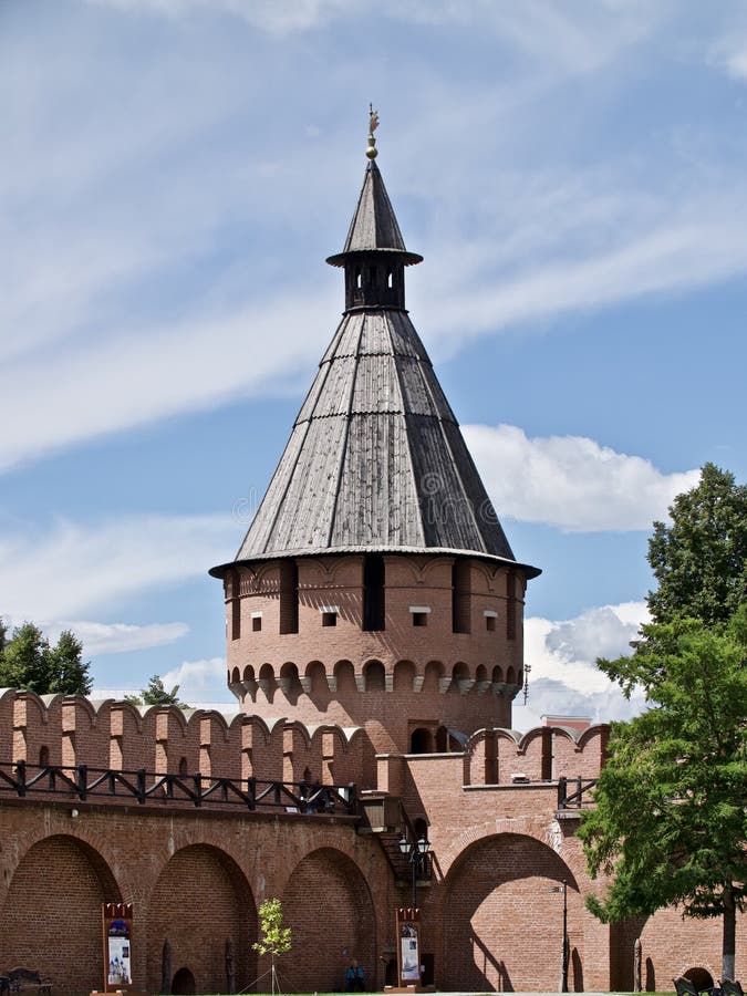 Ancient Architectural Complex Fortress Tula Kremlin Stock Photo - Image ...
