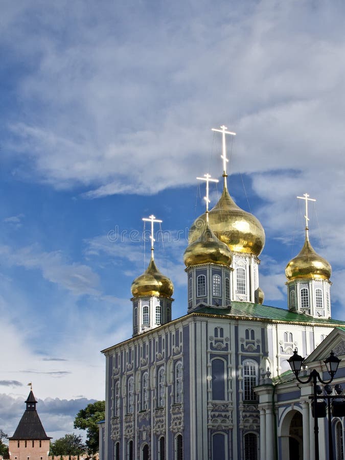 Ancient Architectural Complex Fortress Tula Kremlin Stock Image - Image ...