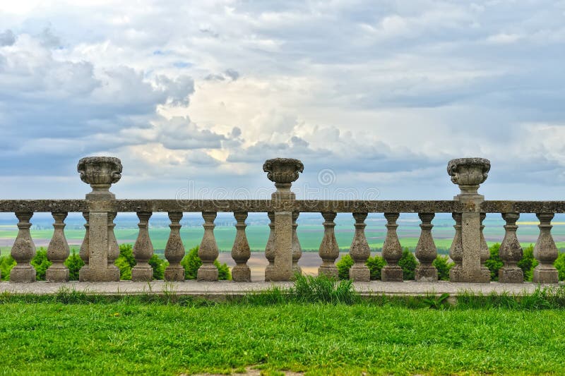 Stone balustrade fence stock image. Image of roman, pillar - 38136179