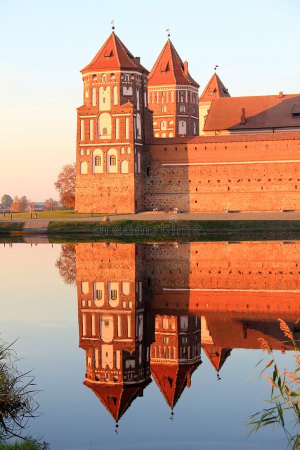 Belorussian fortress one stock image. Image of cruise - 129292437