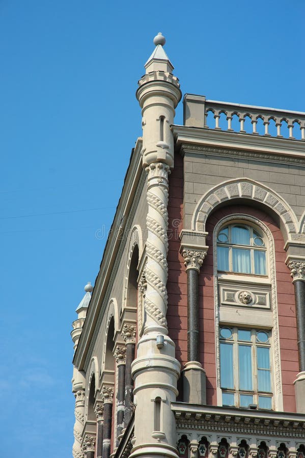 Ancient Architecture Building with Windows in Classic Style Stock Image ...