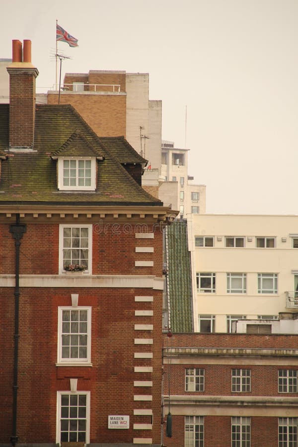 Ancient Architecture of Buildings in London Stock Image - Image of ...