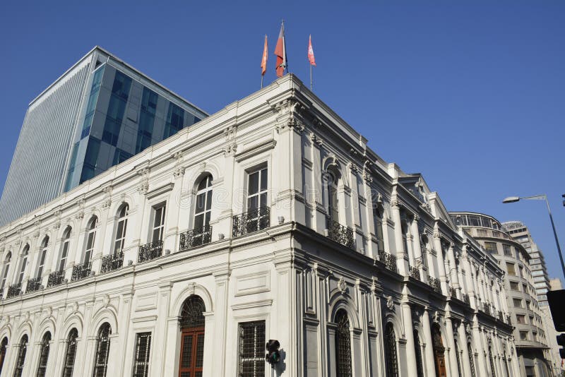 Ancient Architecture in Chile Stock Image - Image of homes, building ...