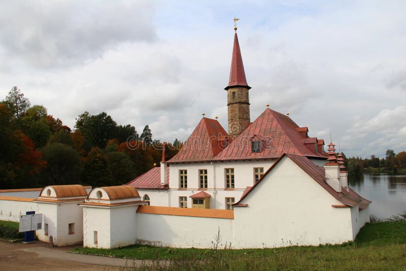 Russian castle three stock image. Image of retro, time - 128315289