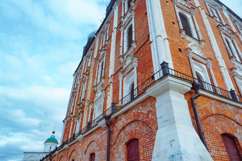 The Ancient Architecture of the Large Buildings Stock Image - Image of ...