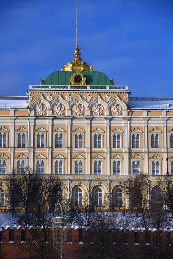 Ancient Architecture of Moscow Kremlin. Stock Image - Image of ...