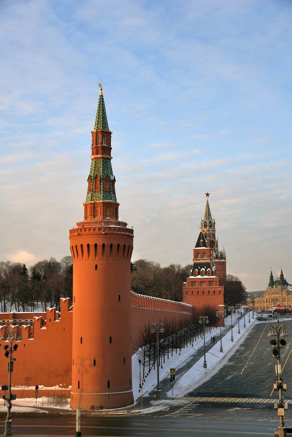 Ancient Architecture of Moscow Kremlin. Stock Photo - Image of city ...
