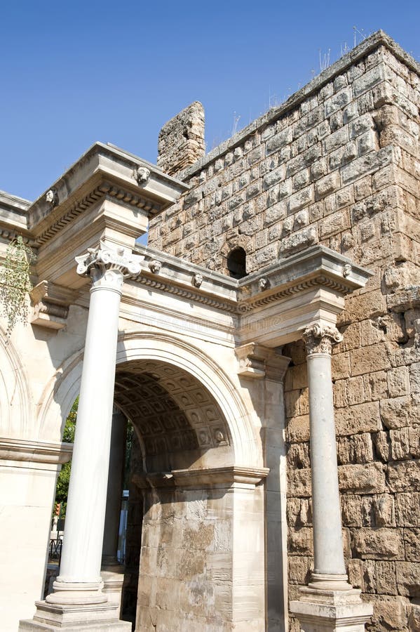 Ancient archway stock photo. Image of antique, alanya - 26467712