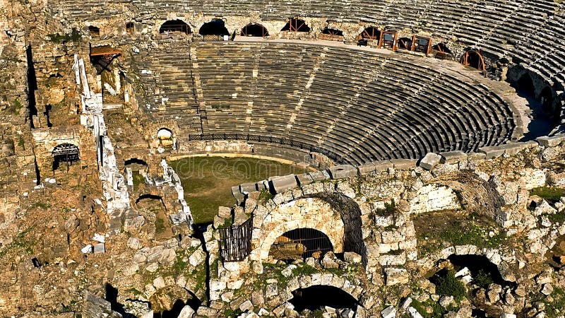 Ancient Arena stock photo. Image of tourism, stadium - 258327936