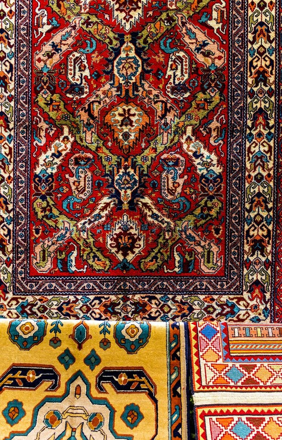 Ancient Armenian Carpets Pattern Stock Photo - Image of tied, color ...