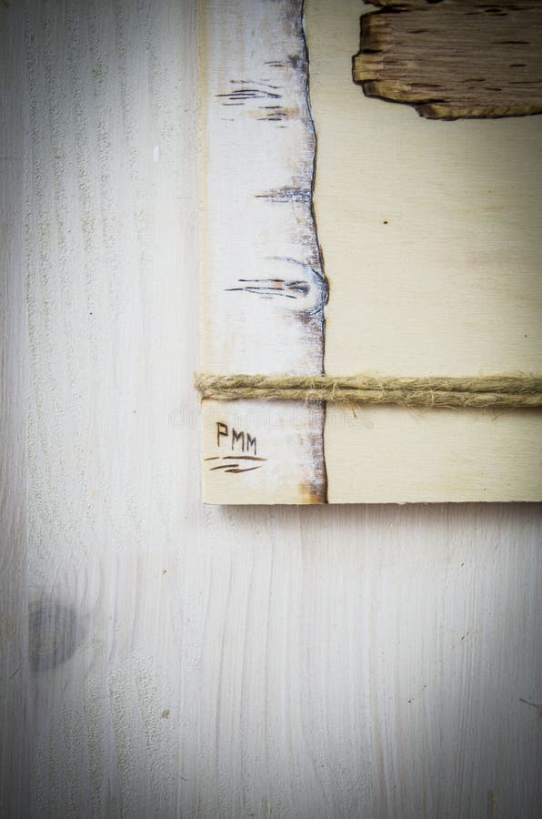 The Ancient Art of Pyrography, Wood and Fire Stock Image - Image of ...