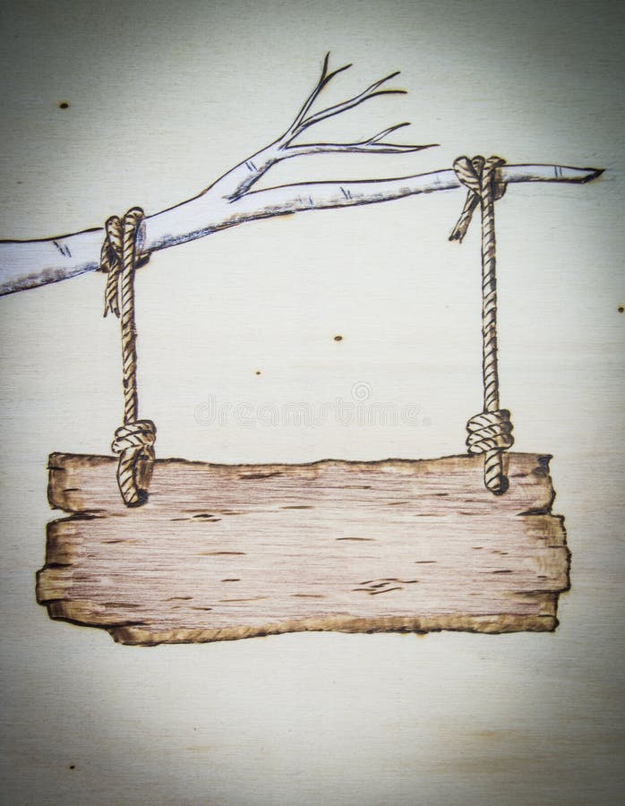 The Ancient Art of Pyrography, Wood and Fire Stock Image - Image of ...