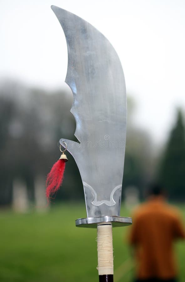 Ancient Asian Scimitar with Little Bell Stock Photo - Image of blade ...