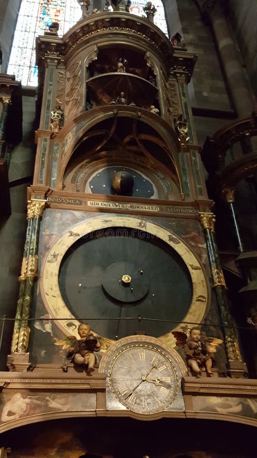Ancient astronomical clock editorial photography. Image of dame - 80202622