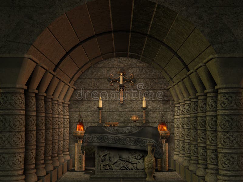 Ancient Asylum stock illustration. Illustration of landscape - 5323554