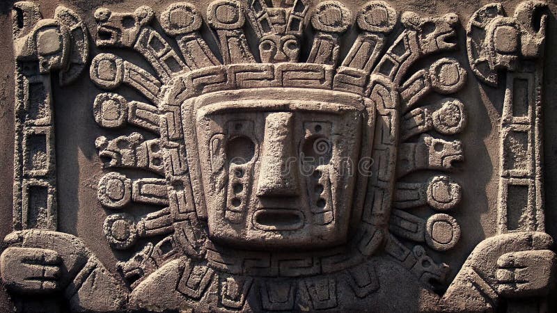 Ancient Aztec Stone Carving Stock Video - Video of mayan, ancient: 96788639
