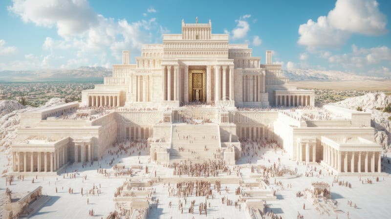 Ancient Babylon City with Tower of Babel, Biblical Reference, Religion ...