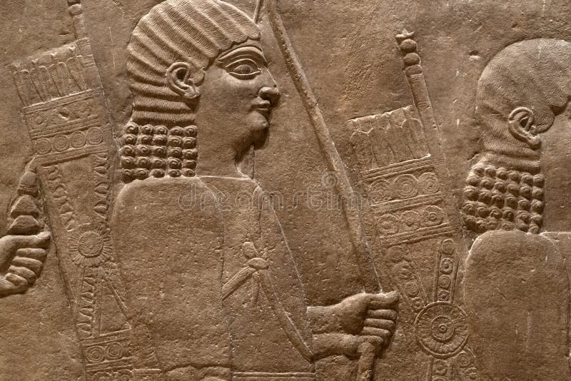 Ancient Babylonia and Assyria Sculpture Mesopotamia Editorial Stock ...
