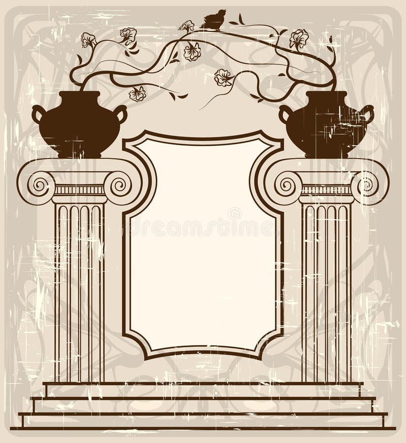 Greek design elements stock vector. Illustration of decorative - 4002770