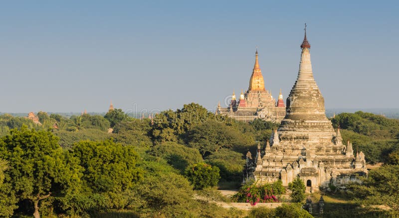 Ancient Bagan pagodas stock photo. Image of ananda, outdoor - 40611750