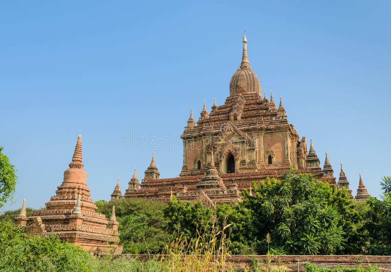 Ancient Bagan Temple, Myanmar Stock Image - Image of brick, religion ...