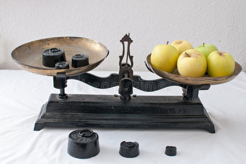 Ancient balance stock photo. Image of measure, kilogram - 34038558