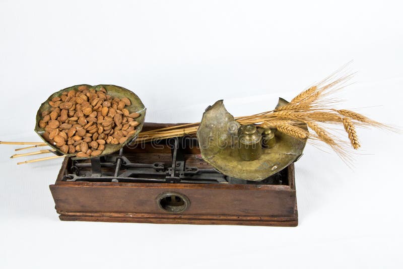 Ancient balance Scales stock photo. Image of object, heft - 3342736