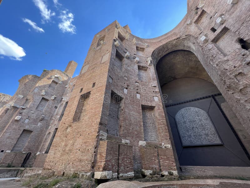 The Ancient Baths of Diocletian, Rome Stock Image - Image of italian ...