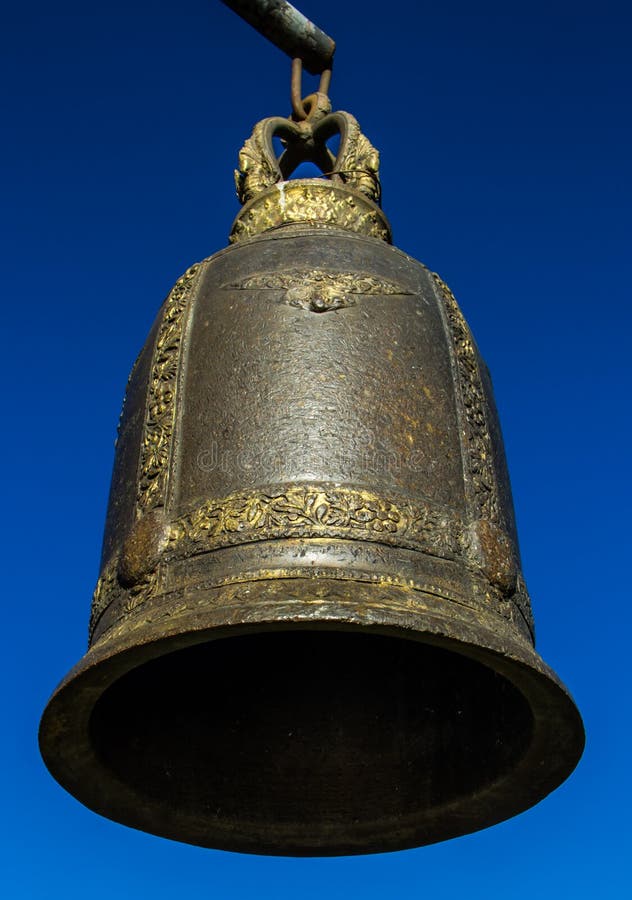 Ancient bell stock image. Image of colorful, east, chinese - 49254171