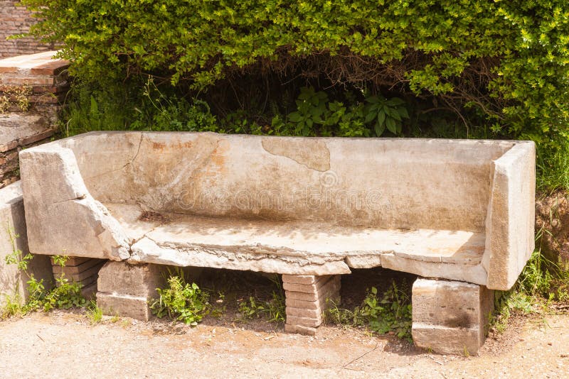 Ancient bench stock photo. Image of roman, scenic, bench - 33410364