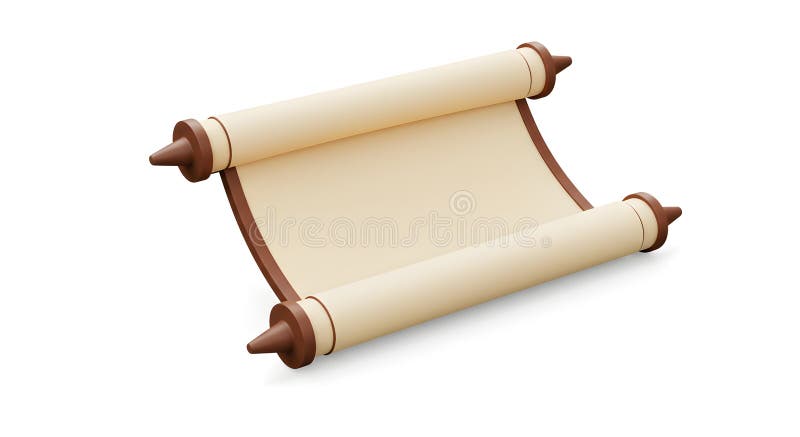 Ancient Partially Unrolled Stock Illustrations – 399 Ancient Partially ...