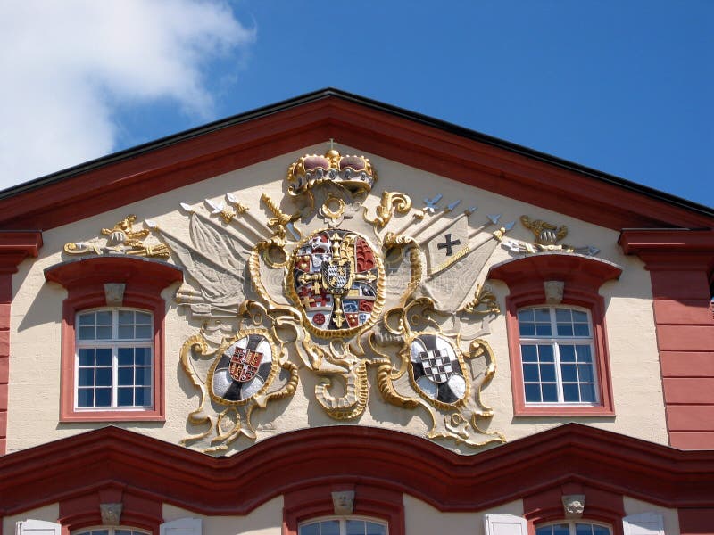 Ancient blazon stock photo. Image of classical, roof, blazon - 3712124