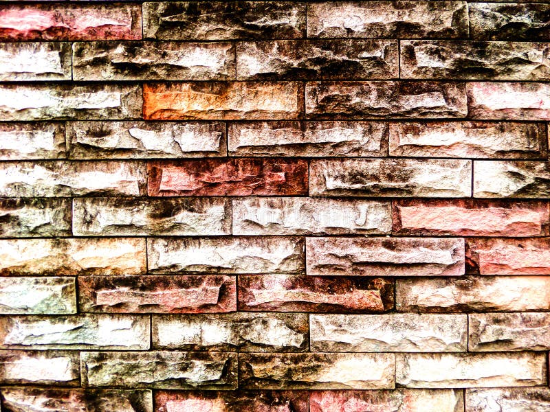 Ancient Brick Wall Background Burn All Surface Stock Photo - Image of ...