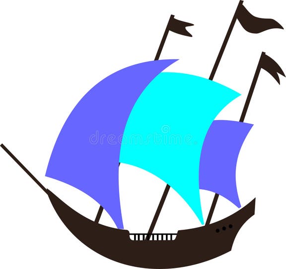 Ancient boat stock vector. Illustration of history, clipart - 3390726