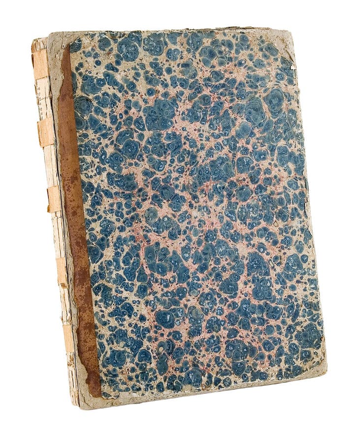 Antique Book Cover, 1878 stock image. Image of page, marble - 1954511