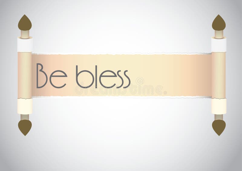 Ancient Book, Book Roll with Text Stock Vector - Illustration of paper ...