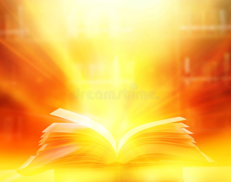 An Ancient Book that Opens with Magic, the Magic Light in the Darkness ...