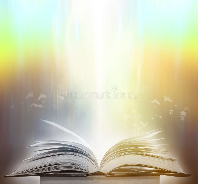 An Ancient Book that Opens with Magic, the Magic Light in the Darkness ...